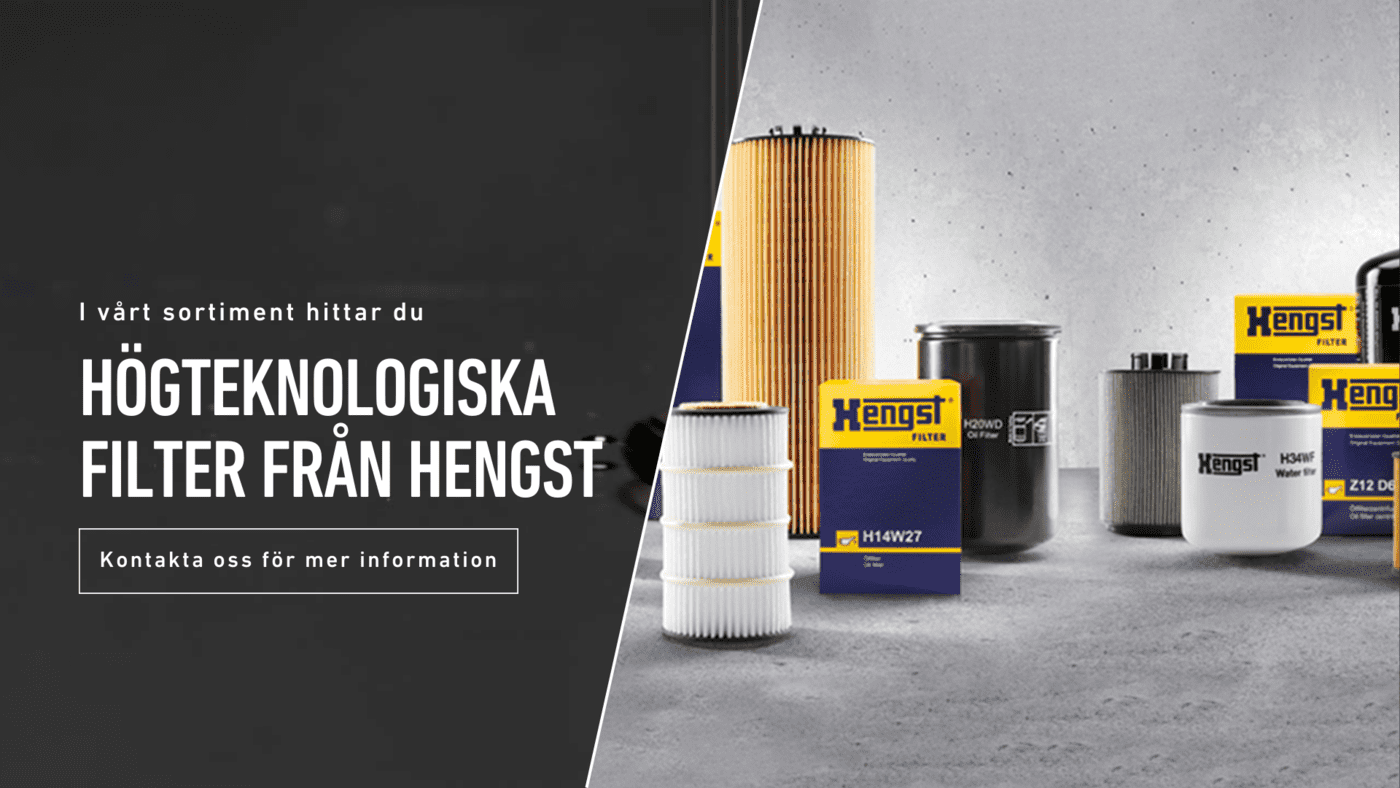 Stort sortiment av högteknologiska filter från Hengst - Släpis